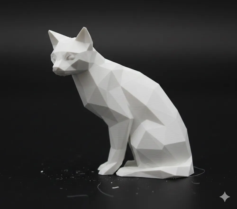 Low polygon cat - Free 3D Print Model - MakerWorld
