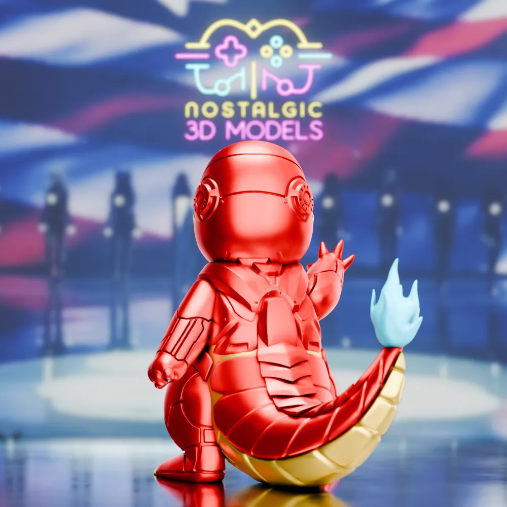 Charmander x Ironman Marvel Pokemon; Nostalgic 3D by Nostalgic 3D ...