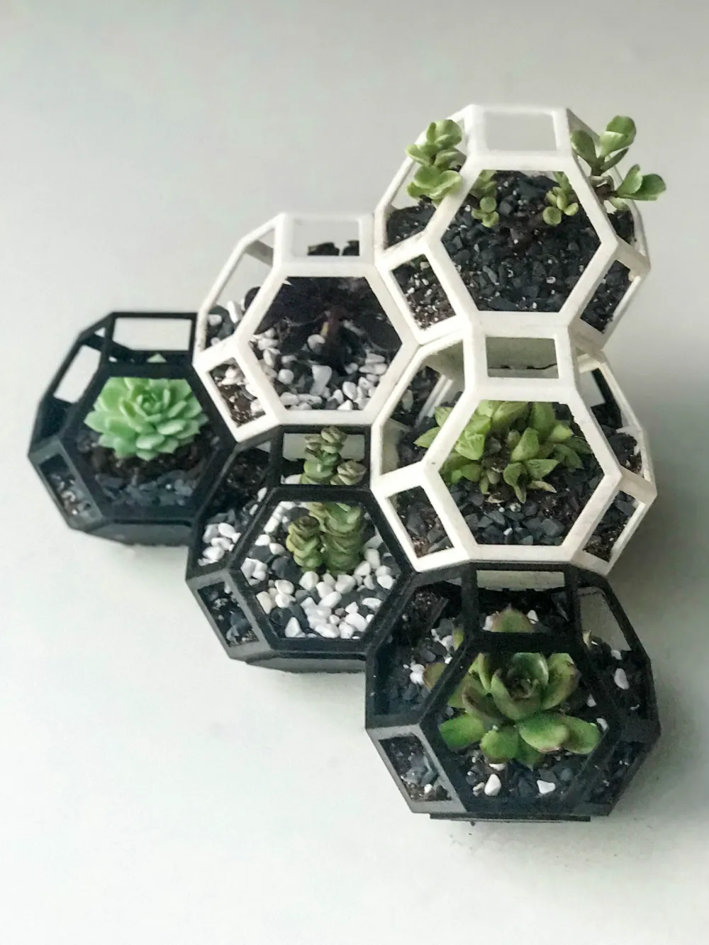 Plantygon - Modular Geometric Stacking Planter - Free 3D Print Model ...