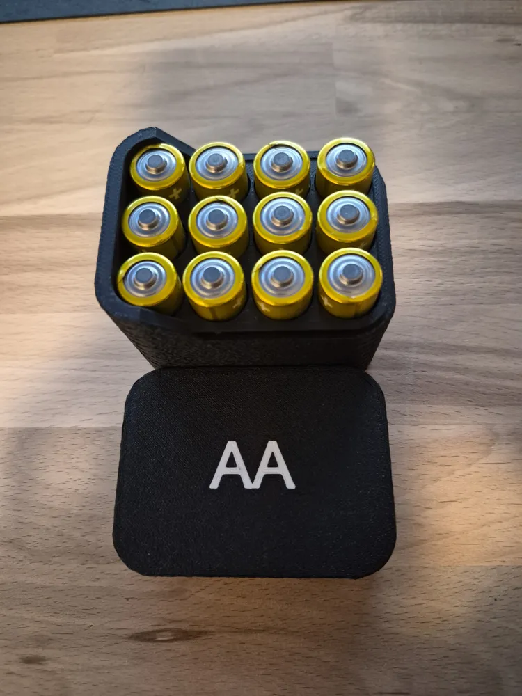 Boîtes de rangement compactes pour piles AA et AAA par CodeWeaver ...