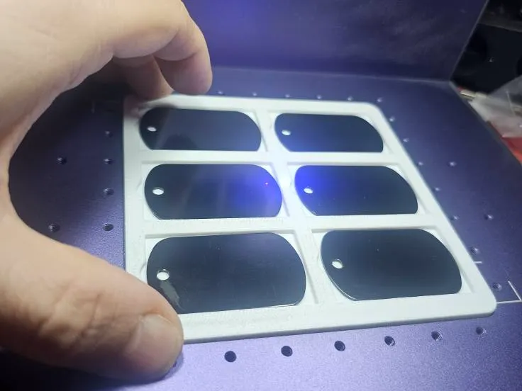 Gabarit de plaque militaire pour le laser Wecreat Lumos - Modèle d ...