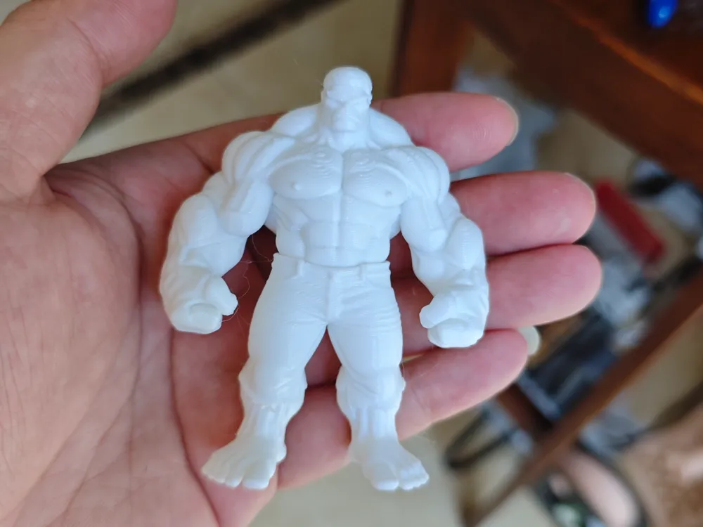 Kinnikuman-Style Muscle Man Figurine, Scalable for 3D Printing ...
