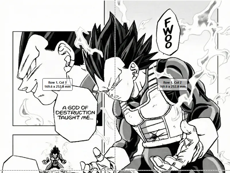 Ultra Ego Vegeta Manga Panel - Free 3D Print Model - MakerWorld