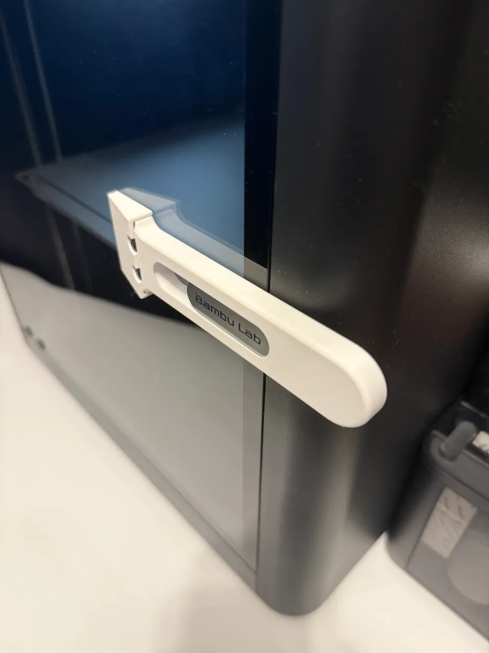 Door Handle And Scraper/Spatula For BambuLab P1/X1 - Free 3D Print ...