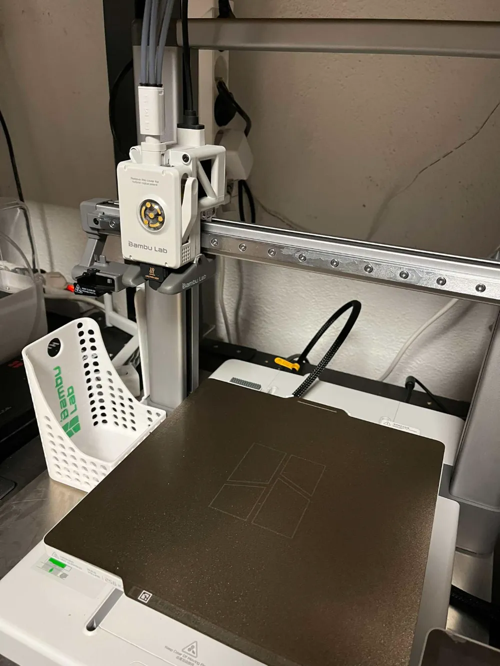 Bambulab A1 large poop catcher attached with screw by Ainon3Dprint ...