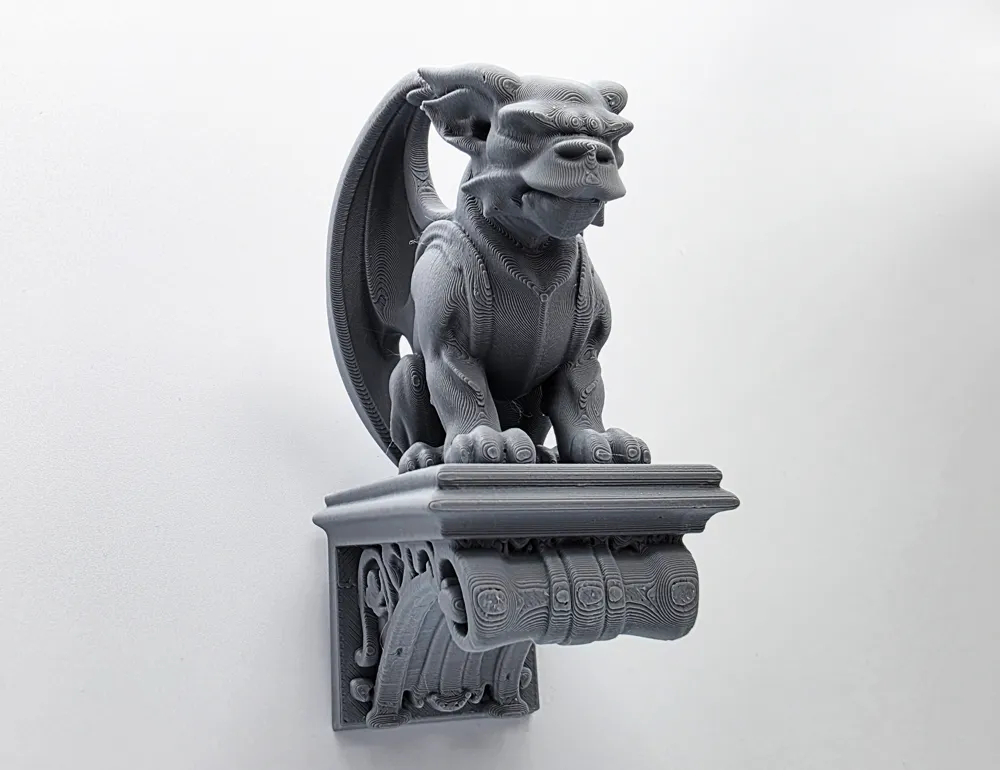 Wall-Mount Seated Gargoyle by Triple G Workshop MakerWorld: Download ...