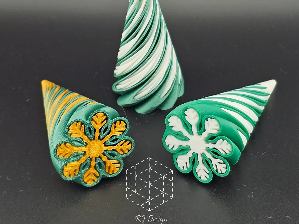 V3 Series - Snowflake Cone Passthrough - Free 3D Print Model - MakerWorld