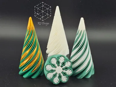 V3 Series - Snowflake Cone Passthrough by RJ Design MakerWorld ...