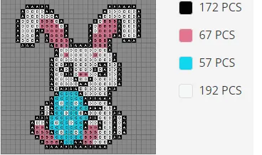 Pixelated Easter Bunny Puzzle by CC3D - MakerWorld
