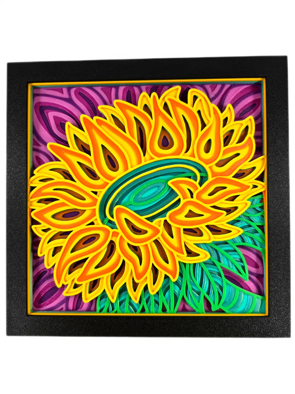 Autumn Sunflower 3D Wall Art by Expert Druku 3D - MakerWorld