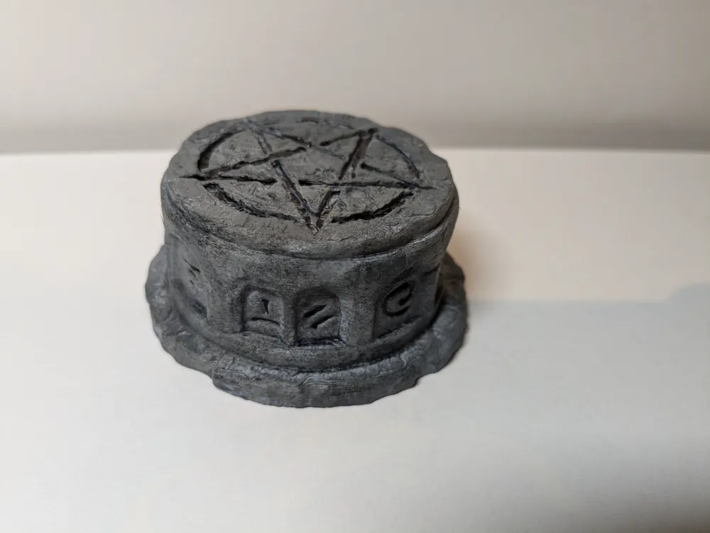 Altar with pentagram and runes - DND scenery by Together 3D - MakerWorld