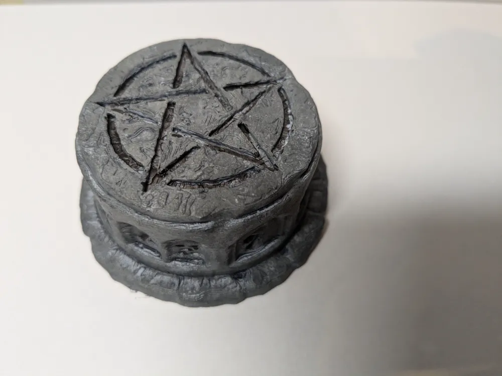 Altar with pentagram and runes - DND scenery by Together 3D - MakerWorld