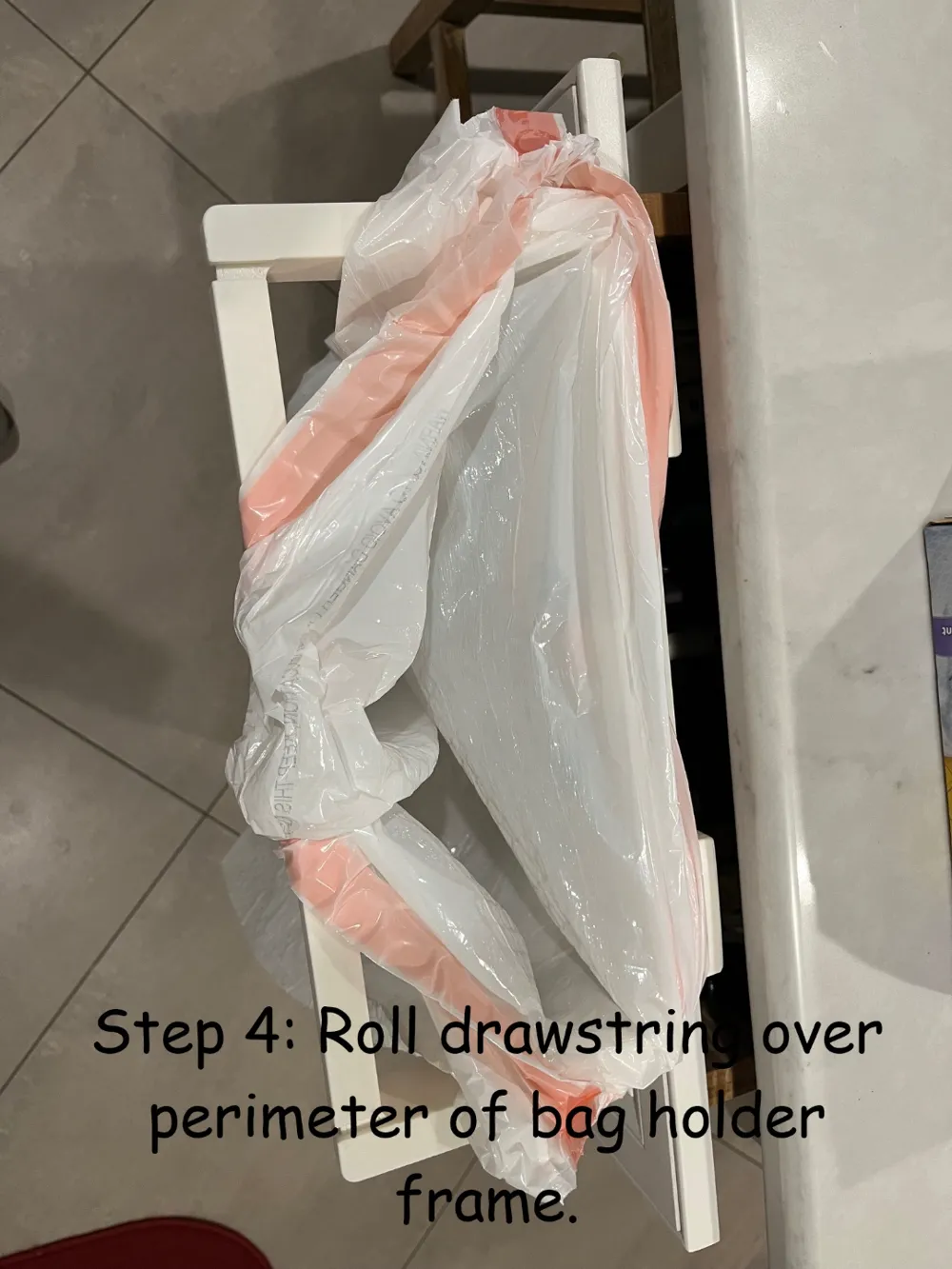 Trash Bag Holder 13 Gal Single Use Plastic Garbage by Swamp Innovations ...