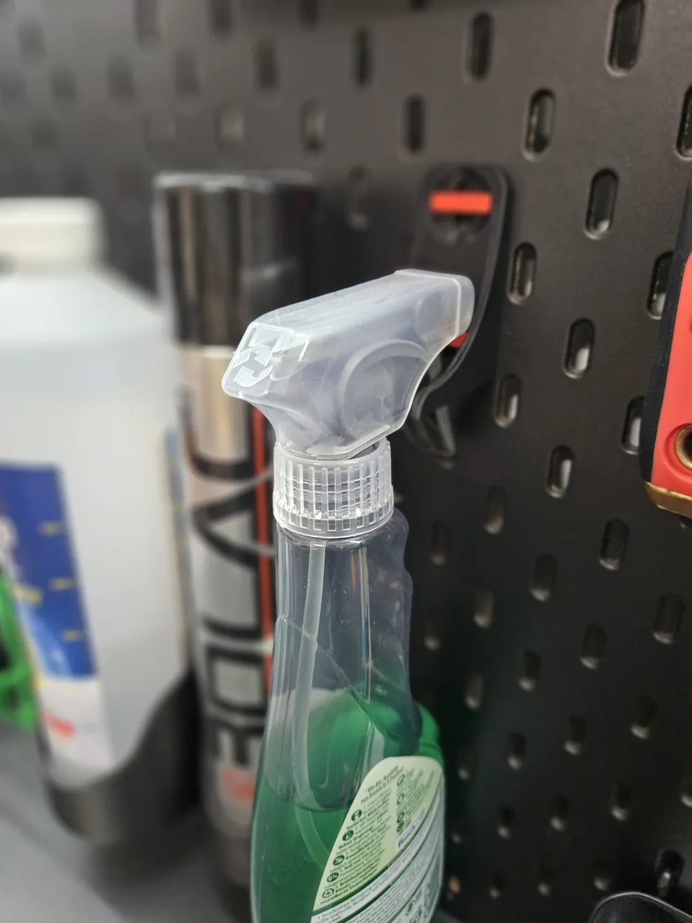 Skadis Spray Bottle Holder - Free 3D Print Model - MakerWorld