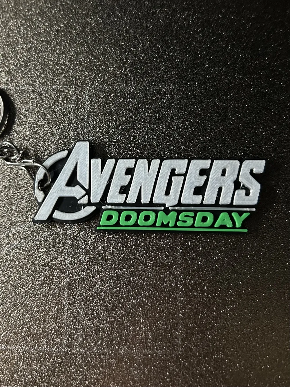 Avengers: Doomsday Logo Keychain (Layered) - Free 3D Print Model ...