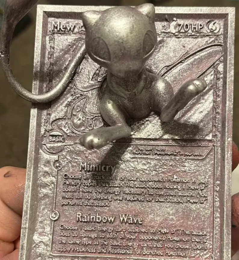 mew two pokemon card 3d by Cosmotech 3D - MakerWorld