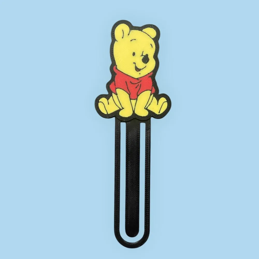 Winnie the Pooh bookmark by Cry3DLab MakerWorld: Download Free 3D Models