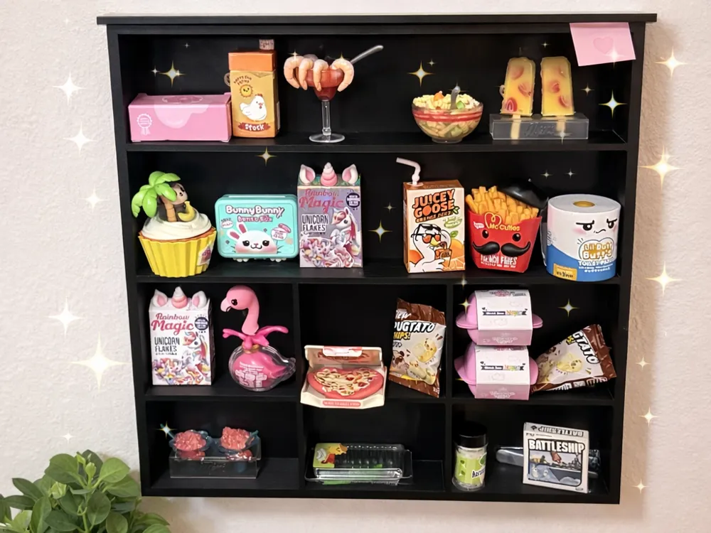 Wall Mounted Mini Display Shelf for Miniatures - Free 3D Print Model ...