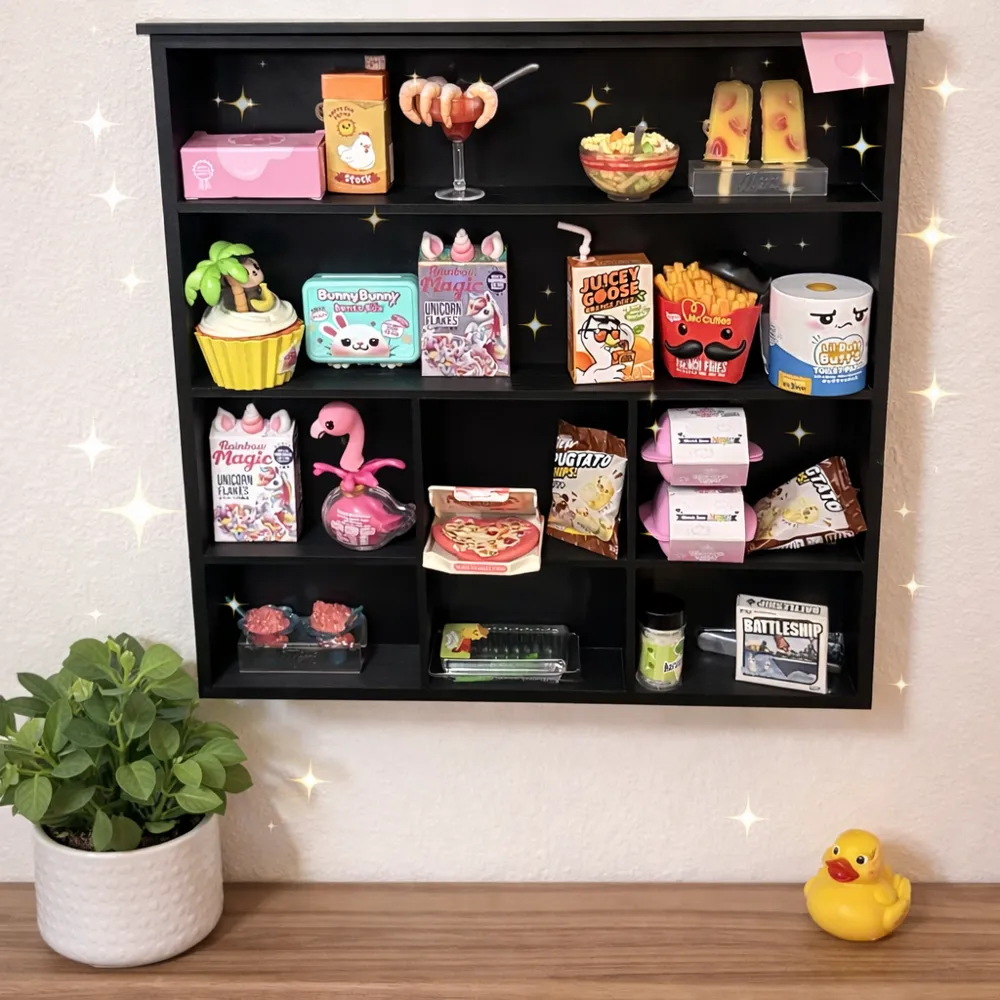 Wall Mounted Mini Display Shelf for Miniatures - Free 3D Print Model ...