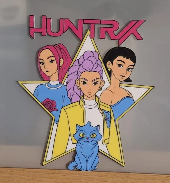 Kpop Demon Hunters - Huntrix - Cazadores demonios - Modelo de impresión ...