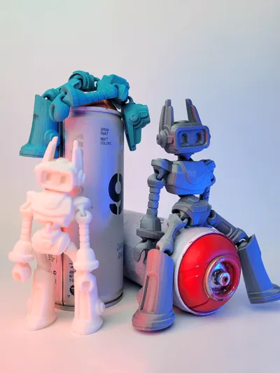 Zippy the Bot by Zillolaab MakerWorld: Download Free 3D Models