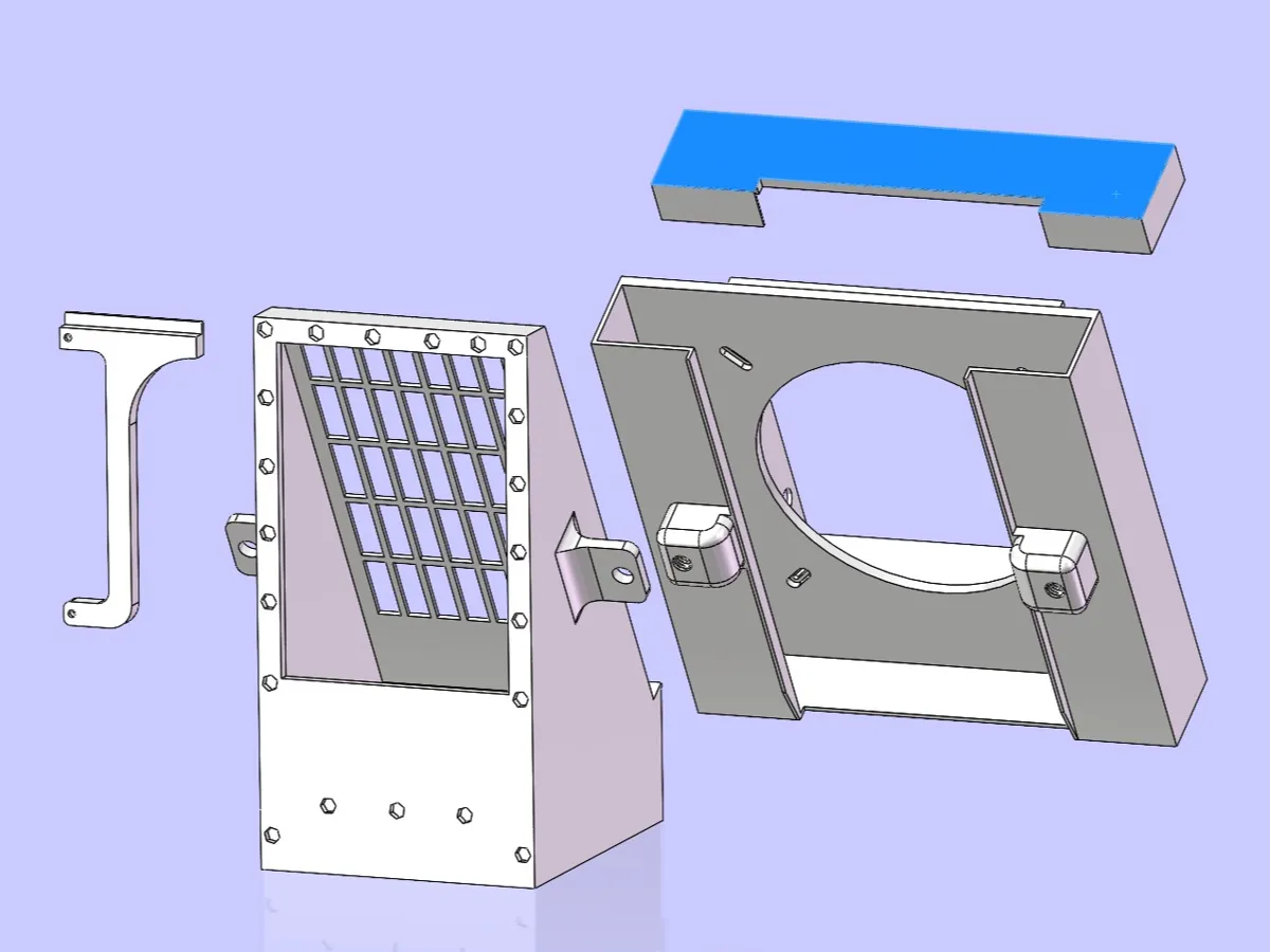 P2S external exhaust air purifier, combined with a poop bin - Free 3D ...