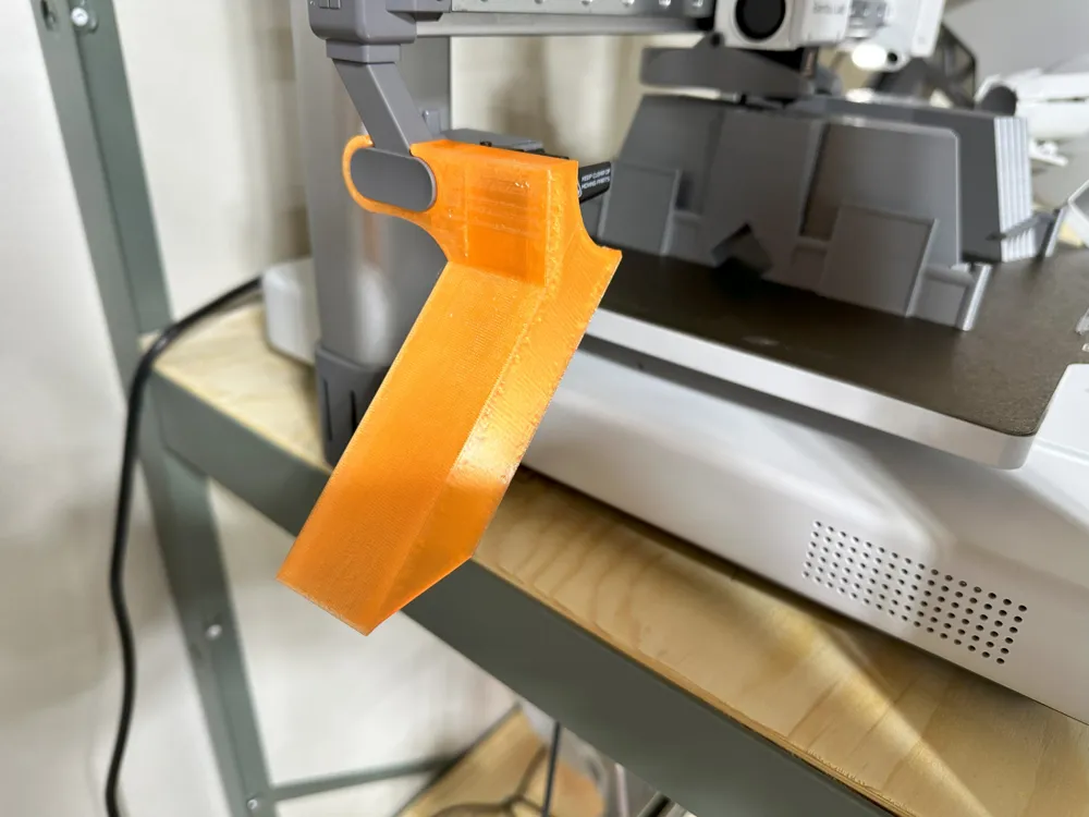 A1 / A1 Mini side Poop Chute EXTENDED - Free 3D Print Model - MakerWorld