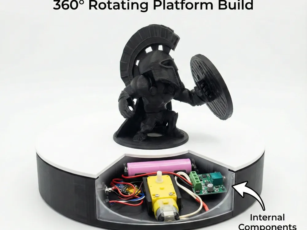 Motorized Turntable | Rotating Display - Free 3D Print Model - MakerWorld