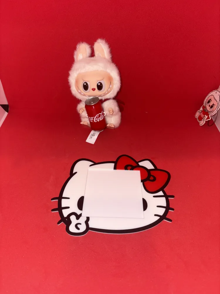 Hello Kitty Post it note holder by Elmo911 MakerWorld: Download Free 3D ...