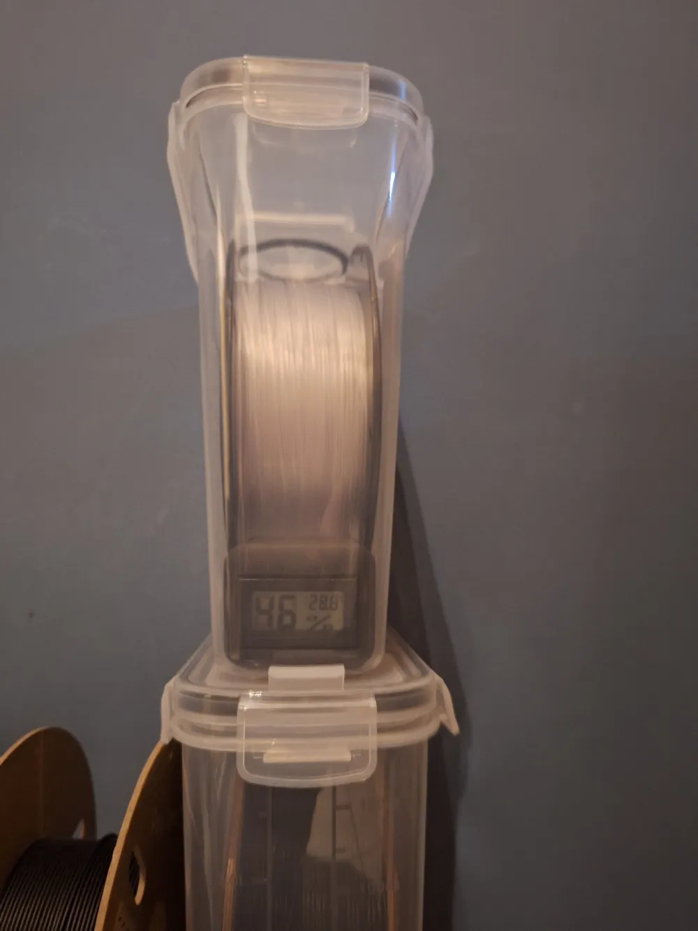 Hygrometer holder for 4L cereal container - Free 3D Print Model ...