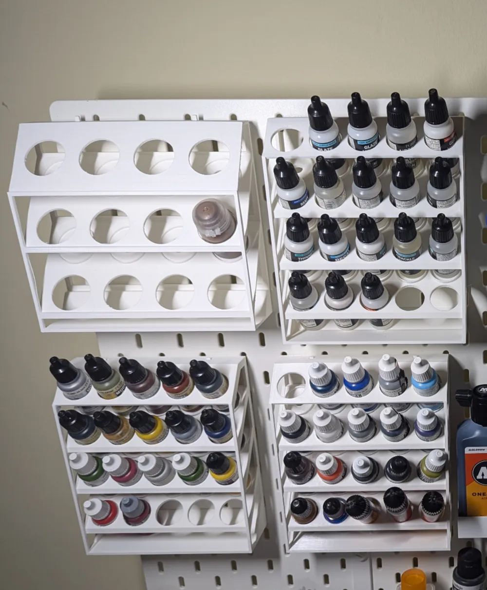 Skadis Vallejo paint holder by mikellass - MakerWorld
