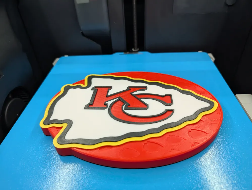 Kansas City Chiefs Oversized Pendant and Chain by MFDesigns3D ...