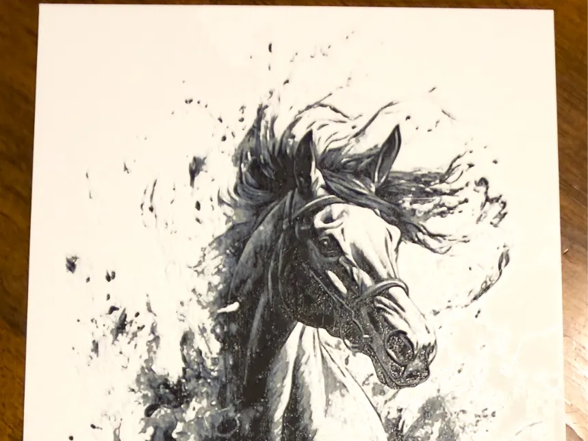 Wild Spirit – Running Horse | Dynamic Ink Hueforge - Free 3D Print ...