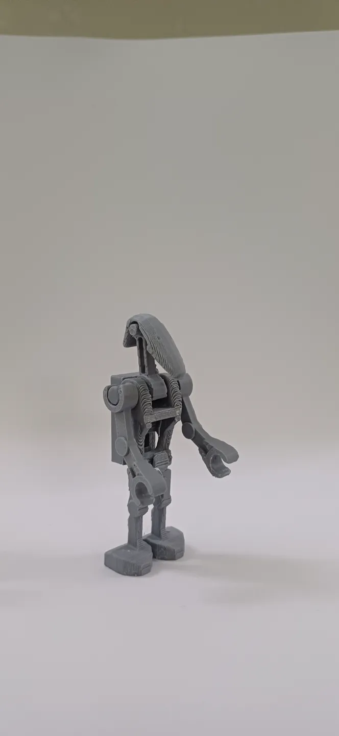 Brick StarWars Battle Droid With 1x2 plate, by Typool - MakerWorld