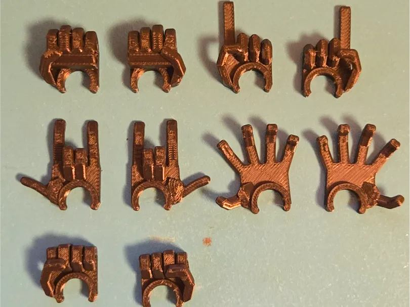 Hands for action figure - Free 3D Print Model - MakerWorld