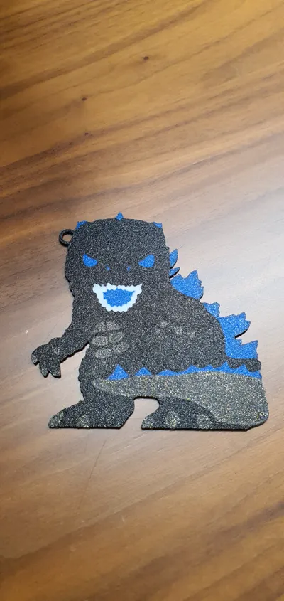 Godzilla keychain by david.gonzalez.postigo - MakerWorld