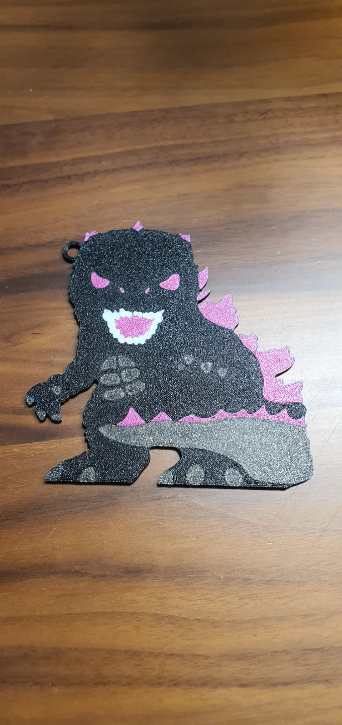 Godzilla keychain by david.gonzalez.postigo - MakerWorld
