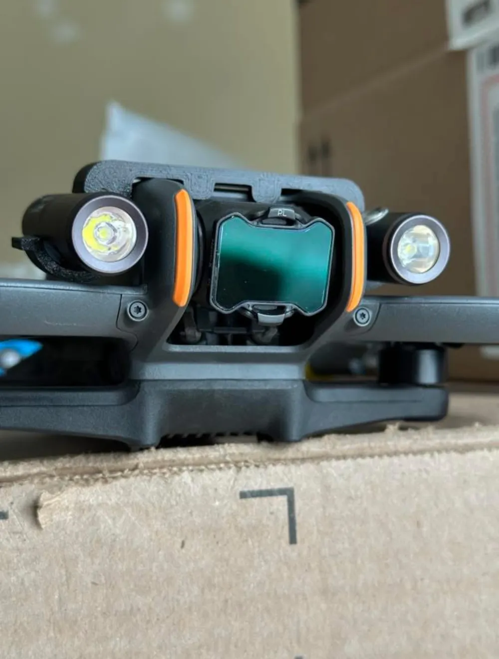 DJI Avata 2 Tactical Light Mount - Free 3D Print Model - MakerWorld