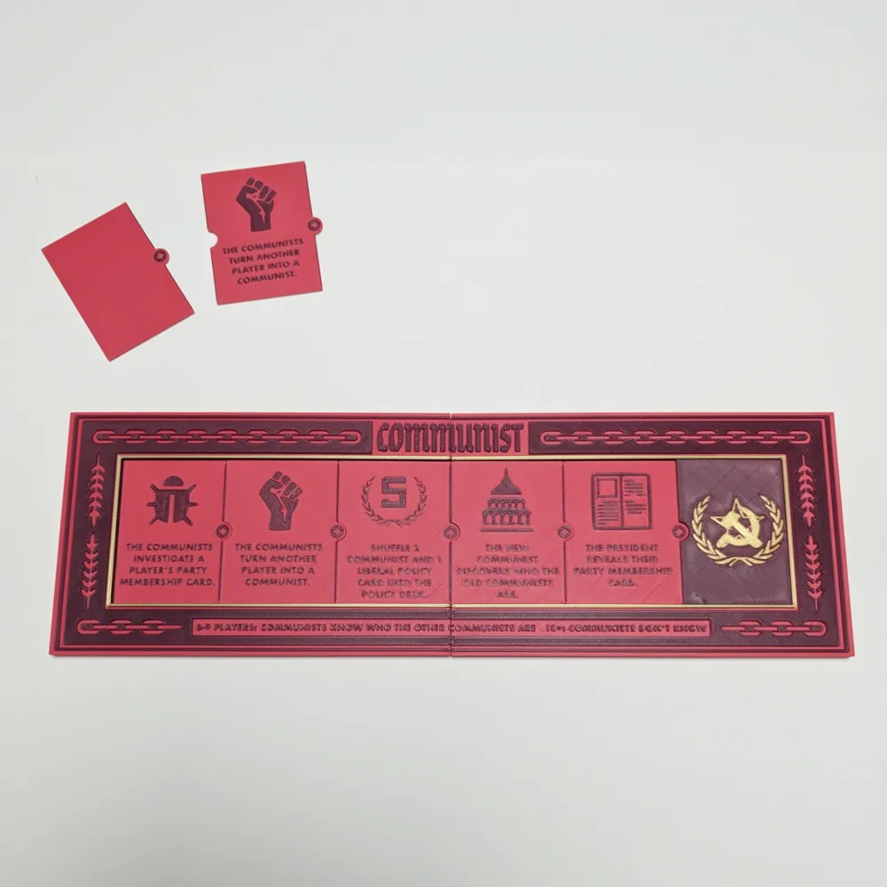 Secret Hitler XL - Communist Expansion - Free 3D Print Model - MakerWorld