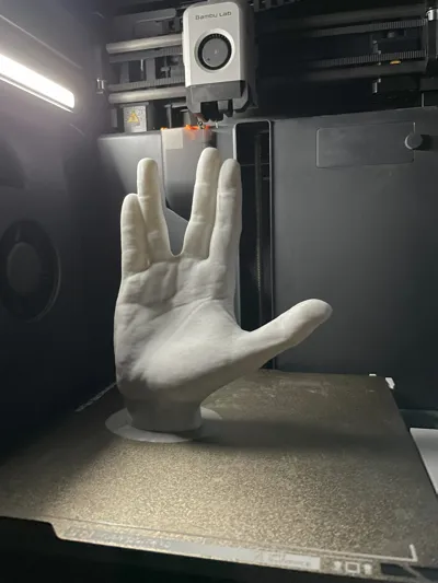 vulcan greeting hand star trek salute by Van.Illa MakerWorld: Download Free 3D Models