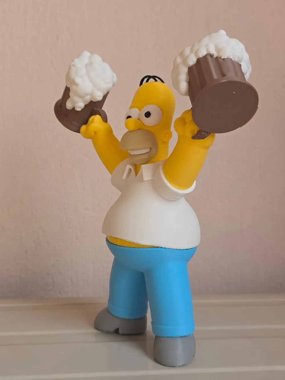 Homer Simpson / NO AMS - Free 3D Print Model - MakerWorld
