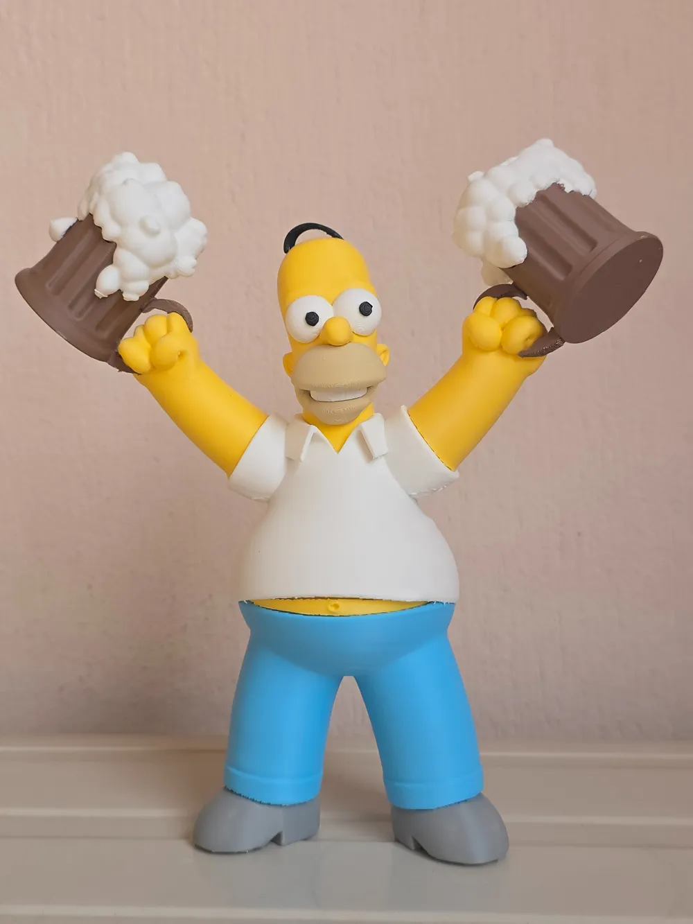 Homer Simpson / NO AMS - Free 3D Print Model - MakerWorld