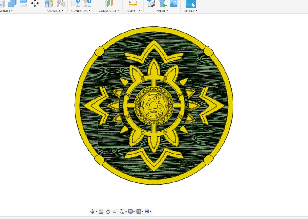 Shield of Rohan | Full Bed Version | LOTR by Undead Riot MakerWorld ...
