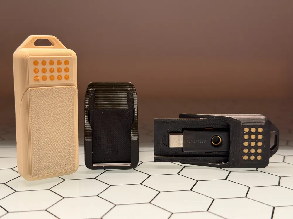 TheYubiCase: Rugged YubiKey 5Ci Protector - Free 3D Print Model ...