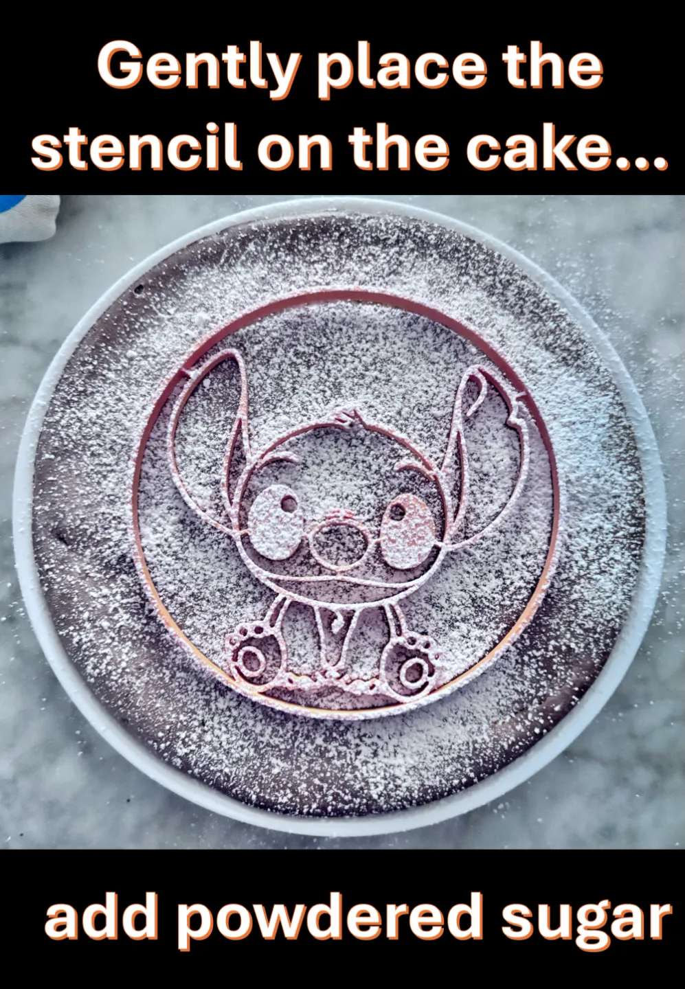 Powdered Sugar Stitch Cake Stencil by Commodo - MakerWorld