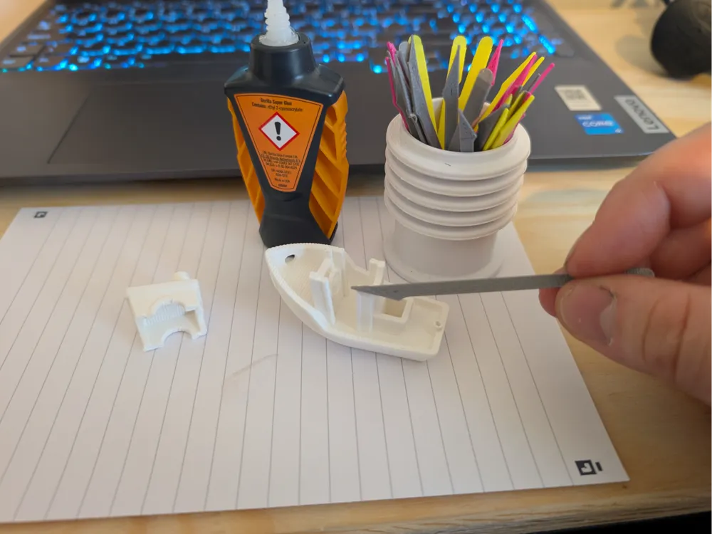 Disposable Glue Mixer & Applicator (0.5g, 59s) - Free 3D Print Model ...