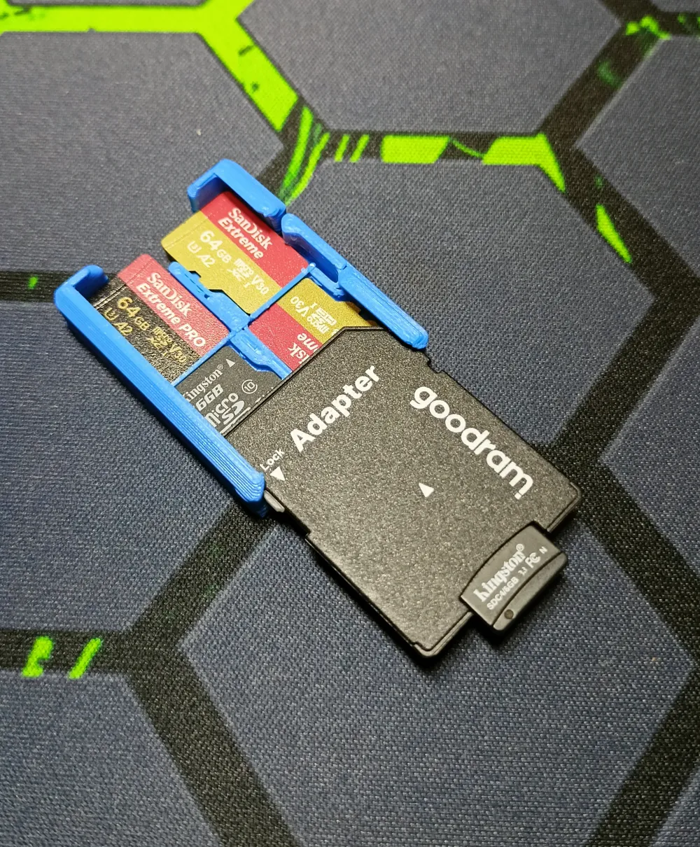 5 Micro SD card case - Free 3D Print Model - MakerWorld