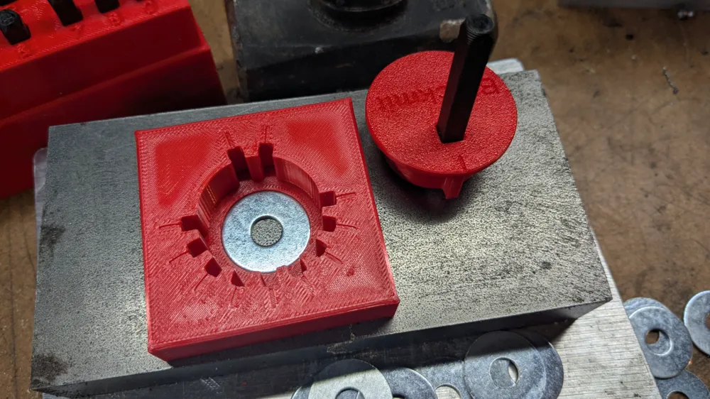 Blockmit Bitcoin BTC Seed Phrase Stamping Jig by Mong - MakerWorld