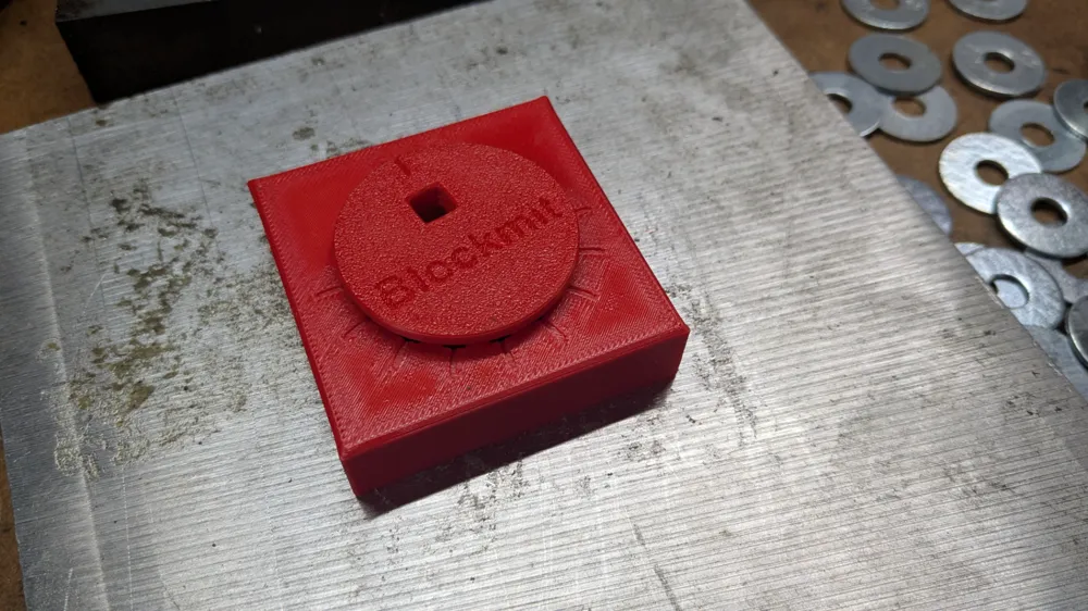 Blockmit Bitcoin BTC Seed Phrase Stamping Jig by Mong - MakerWorld