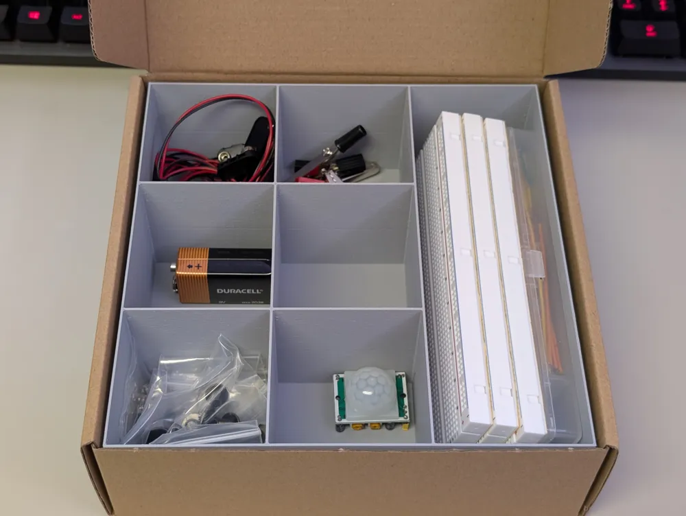 Electronic Component / Small Parts Storage Remixed by Min.R MakerWorld ...